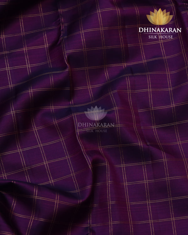 Brinjal Coloured Kajivaram-sar2322