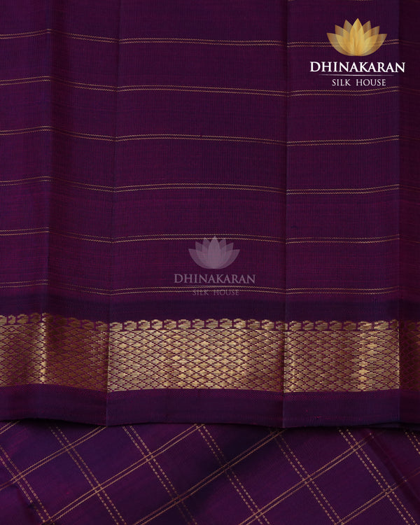 Brinjal Coloured Kajivaram-sar2322